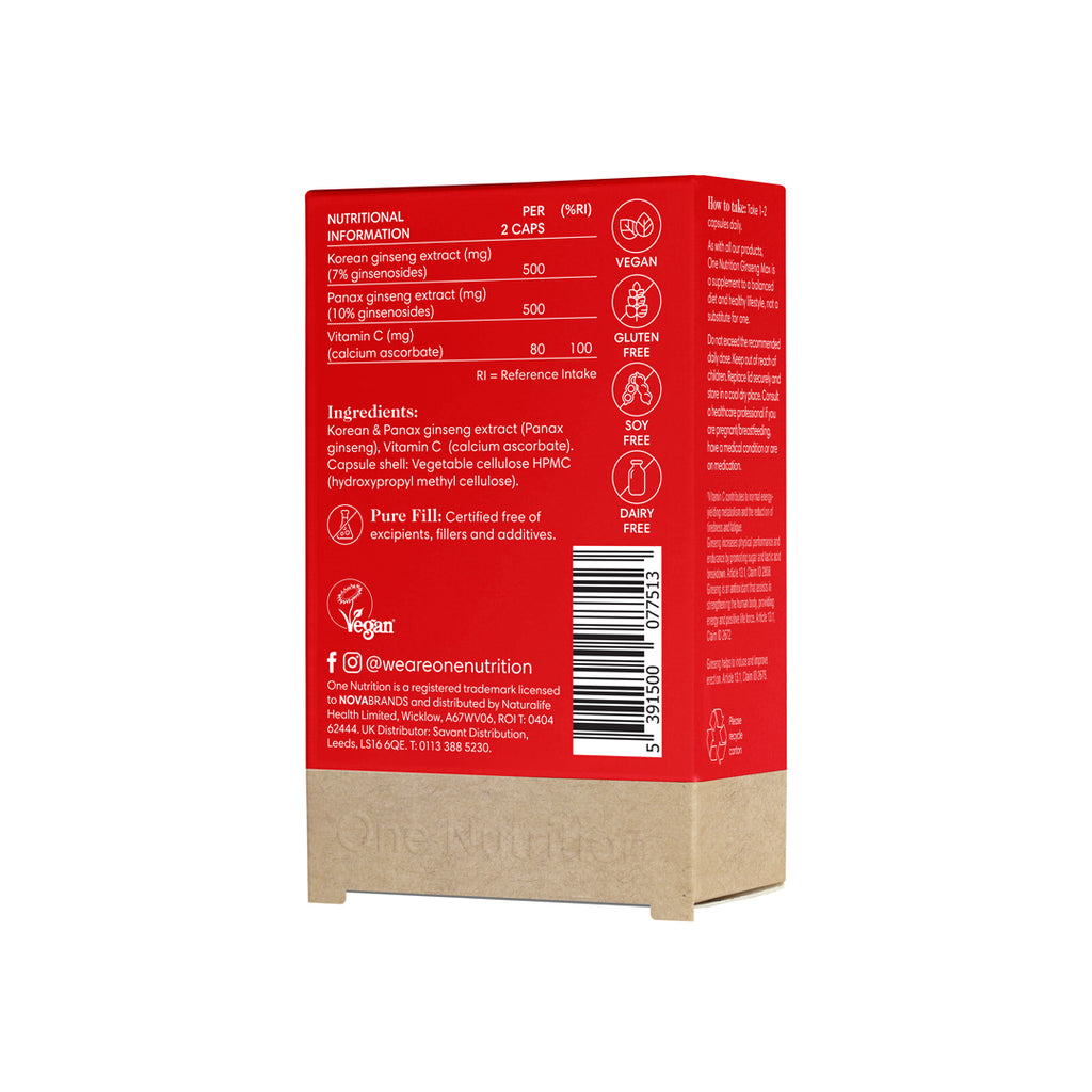 One Nutrition Ginseng Max – Savant Health — Savant Distribution Ltd